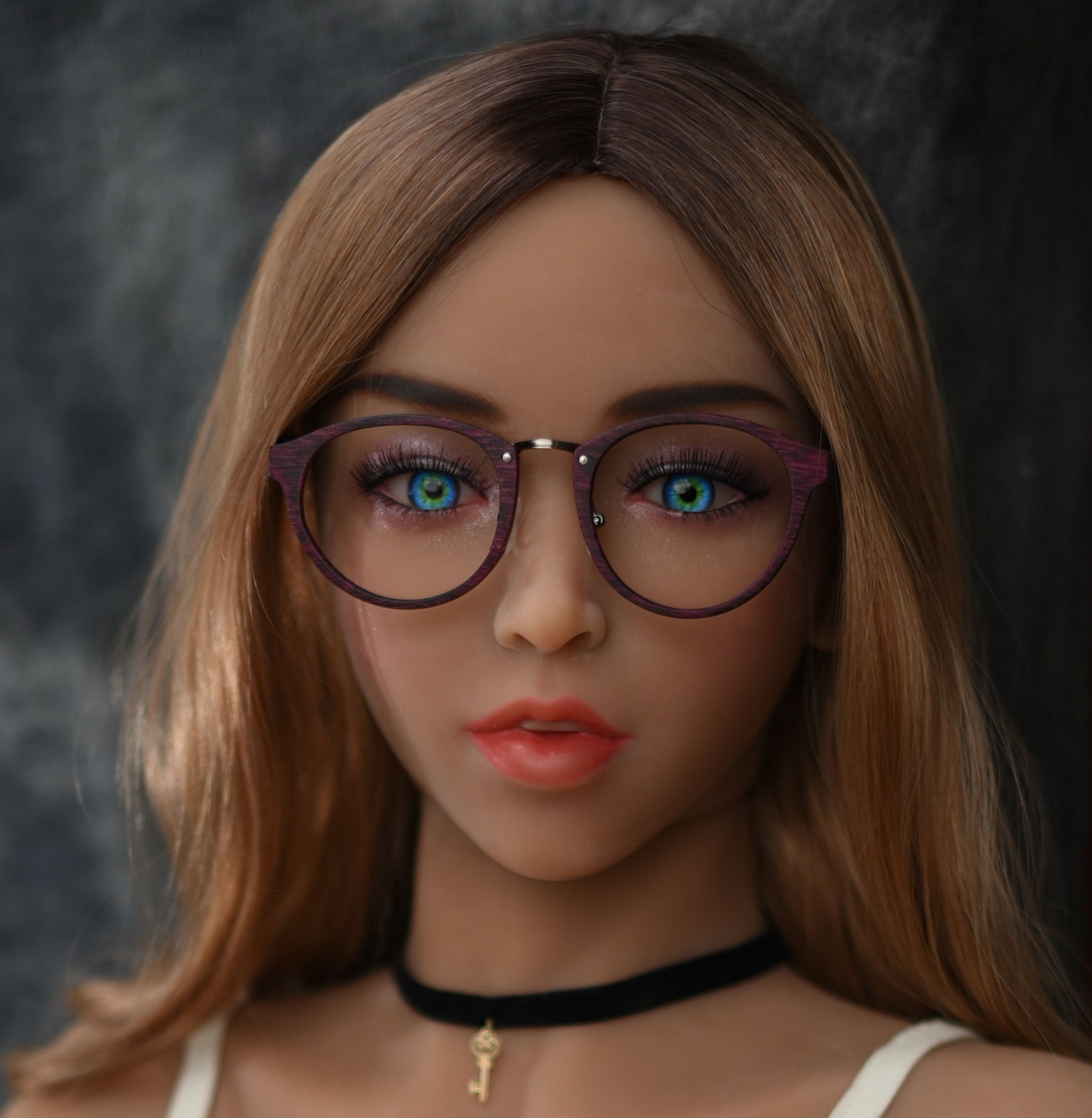 YouQ Head - Sex Doll Head- M16 Compatible - Brown – Neodoll